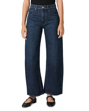 Paige Arellia Skimmer High Rise Barrel Leg Jeans - Visage