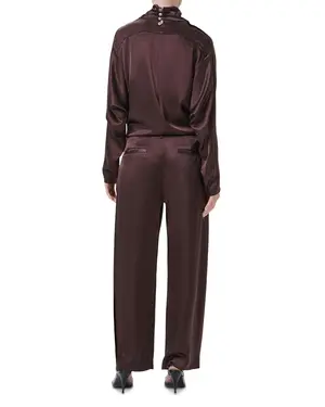 Citizens Of Humanity Brynn Wide Leg Satin Pants