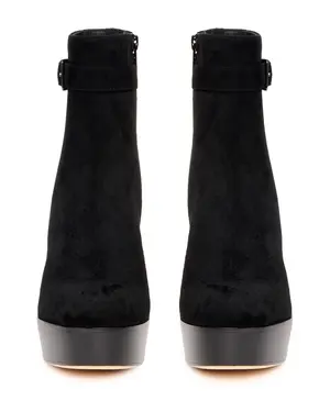 Paige Maris Suede Platform Block Heel Boots