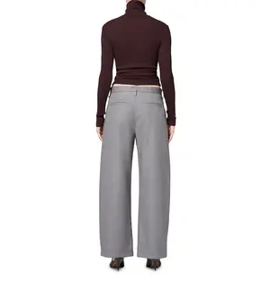 Citizens Of Humanity Brynn Wool Wide Leg Pants - Gris