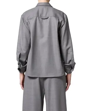 Citizens Of Humanity Kayla Wool Button Front Shirt