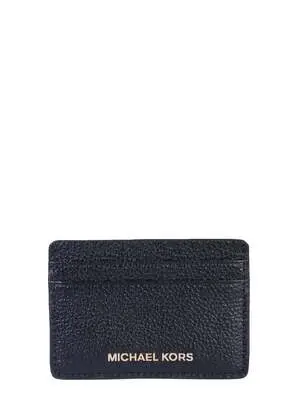 Michael Kors Logo Wallet With Central Pocket For - Black