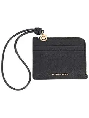 Michael Kors Mini Leather Wallet For - Black