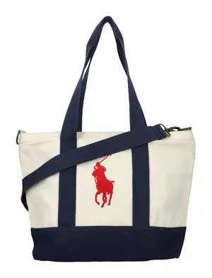 Polo Ralph Lauren Big Pony Cotton Canvas Tote Bag
