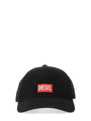 DIESEL® Classic Logo Baseball Cap - Black