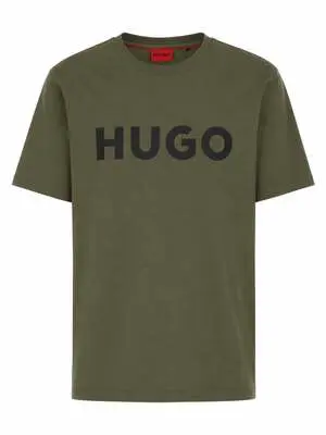 Hugo Basic Tee With Vibrant Design - Green