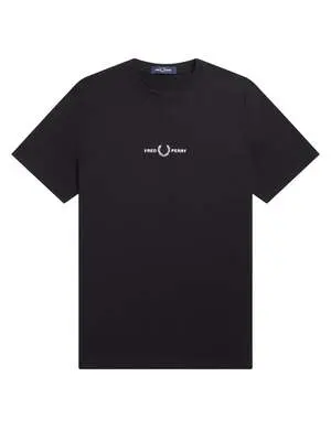 Fred Perry Fred Perry Men's 100% Cotton T-Shirt Black