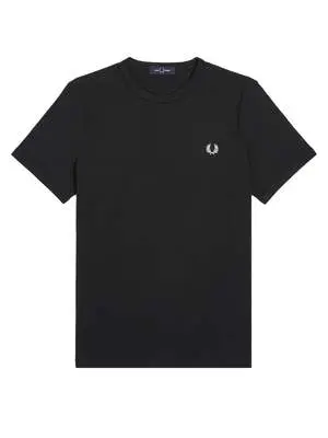 Fred Perry 100% Cotton T-shirt - Black