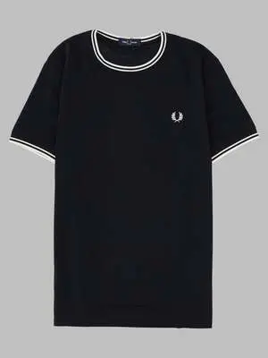 Fred Perry 100% Cotton T-shirt - Blue