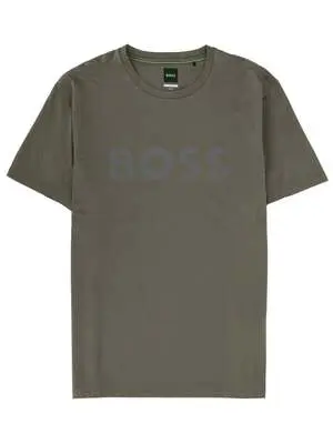 BOSS Logo Slim Fit T-shirt - Green