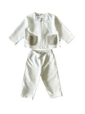 IL GUFO Mini Trousers And Sweatshirt Set - Yellow