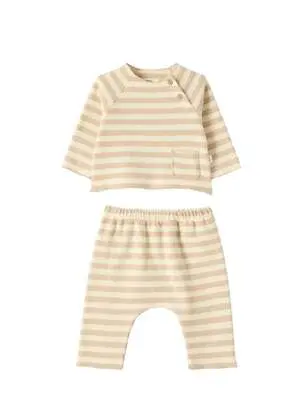 TEDDY & MINOU Mini Cozy Pants Set With Sweatshirt