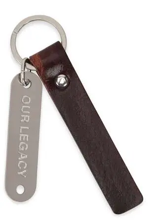 Our Legacy Leather Keyring