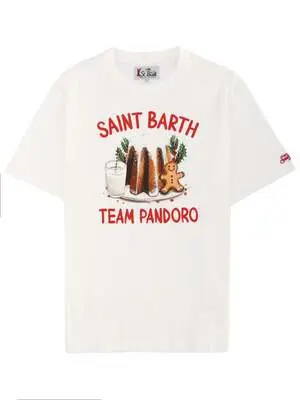MC2 SAINT BARTH Cotton T-shirt For - White