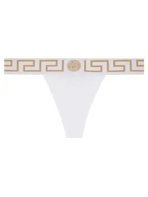 Versace Greek-inspired Mini Slip For - White