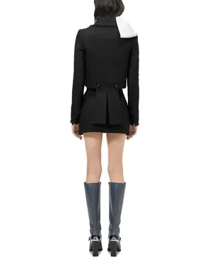 Alexander McQueen Light Tweed Mini Skirt