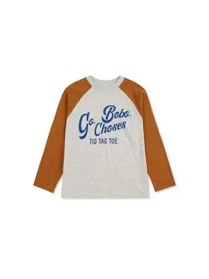 BOBO CHOSES Mini Tic Tac Toe Logo T-shirt