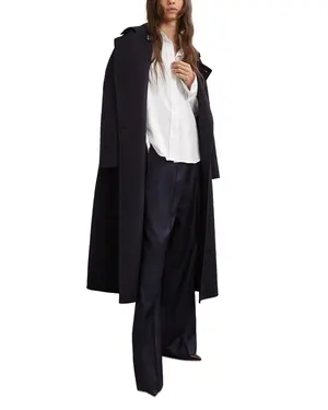 REISS Lottie Cotton Sateen Shirt