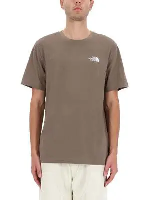 The North Face The North Face Classic Cotton Blend T-Shirt For Men Brown