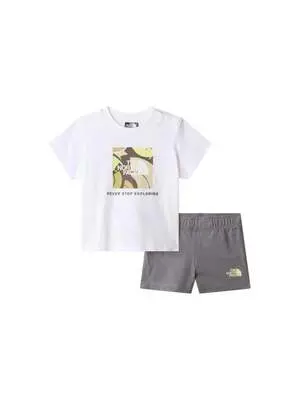 The North Face Boys' Printed T-shirt And Shorts Set - Multicolour