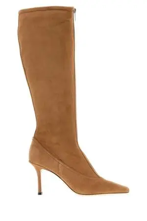 JIMMY CHOO Jozi Suede Shearling Ankle Boots