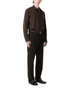 Studio Nicholson Classic Cotton Relaxed Point Collar Shirt