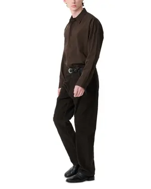 Studio Nicholson Classic Cotton Relaxed Point Collar Shirt