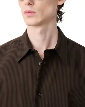 Studio Nicholson Classic Cotton Relaxed Point Collar Shirt