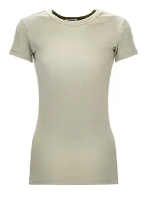Filippa K Ribbed Crewneck T-shirt - Green