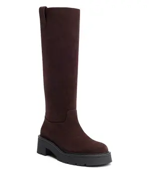 STUART WEITZMAN Ren Suede Knee High Boots