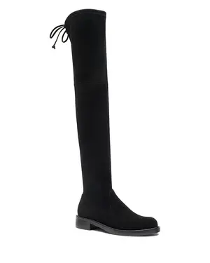 STUART WEITZMAN Giseleland Suede Over-the-knee Boots - Black
