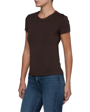 L'Agence Ressi Short Sleeve Crewneck Tee