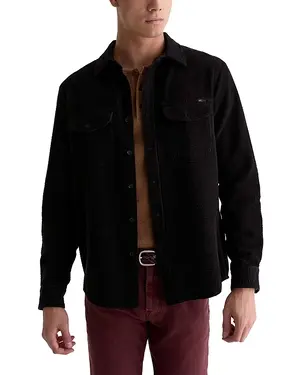 Ag Miller Cotton Pocket Shirt - Black