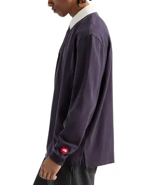 The North Face Oversized Fit Tnf Red Box Rugby Shirt
