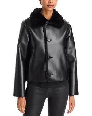 Generation Love Delphine Reversible Faux Fur Coat