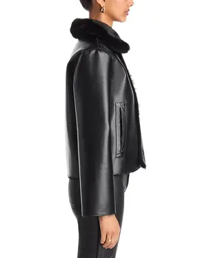 Generation Love Delphine Reversible Faux Fur Coat