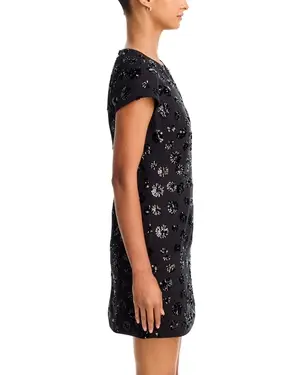 MILLY Pat Sequin Mini Dress