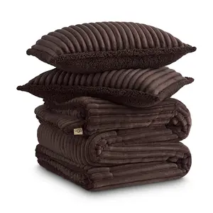 UGG Avery Ribbed Comforter Set, Twin/twin Xl - Burnt Cedar
