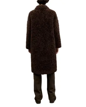 Gerard Darel Asta Long Teddy Coat