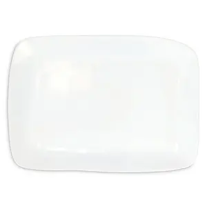 VIETRI Aria Rectangular Platter - White