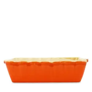 VIETRI Italian Bakers Small Rectangular Baking Dish - Orange