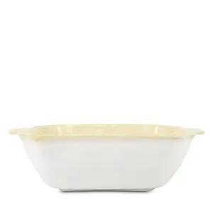 VIETRI Italian Bakers Medium Square Baking Dish - White