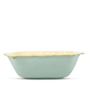 VIETRI Italian Bakers Medium Square Baking Dish - Aqua
