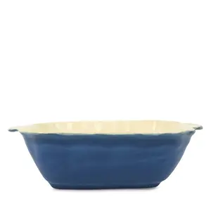 VIETRI Italian Bakers Medium Square Baking Dish - Blue