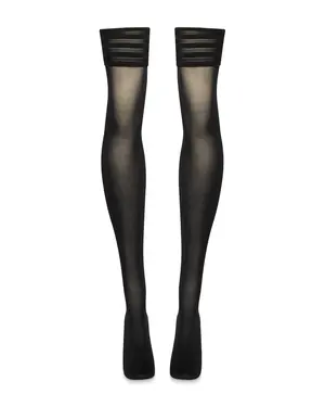 Wolford Velvet De Luxe 50 Stay Up Thigh Highs