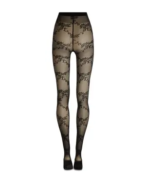 Wolford Floral Lace Tights