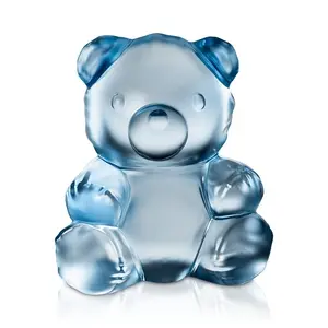 Lalique Teddy Air Luster Large Sculpture - Blue