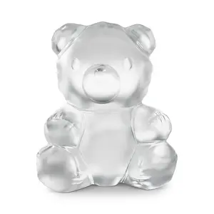 Lalique Teddy Air Luster Large Sculpture - Clear