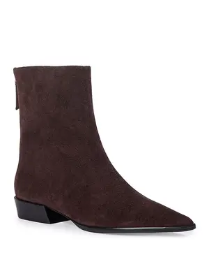 BLACK SUEDE STUDIO Pointed Toe Ankle Boots