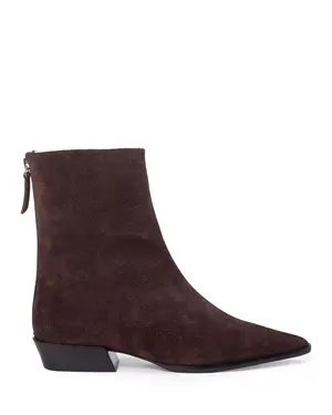 BLACK SUEDE STUDIO Pointed Toe Ankle Boots